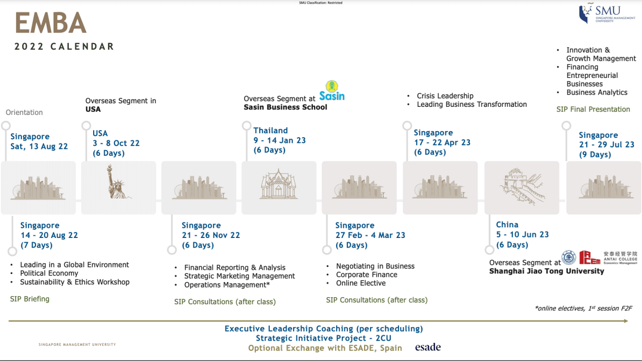 高级工商管理(EMBA)课程架构 | 新加坡管理大学中文官网